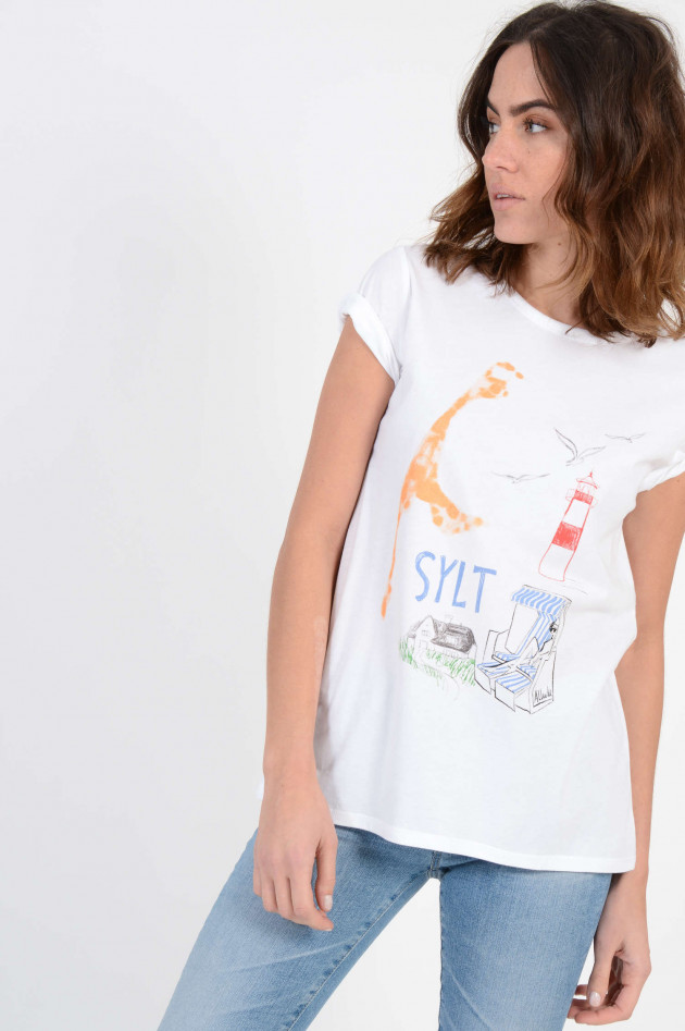 Allude T-Shirt SYLT in Weiß | GRUENER.AT