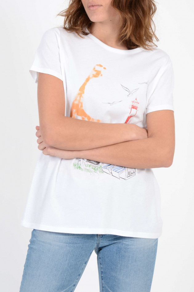 Allude T-Shirt SYLT in Weiß | GRUENER.AT