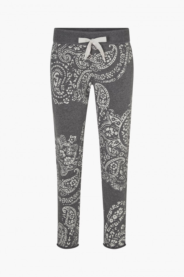 Juvia Sweathose Mit Paisley Print In Grau Gruener At