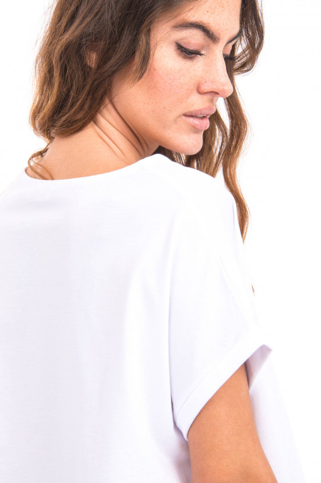 Ottodame T-Shirt mit ausgestelltem Saum in Weiß | GRUENER.AT